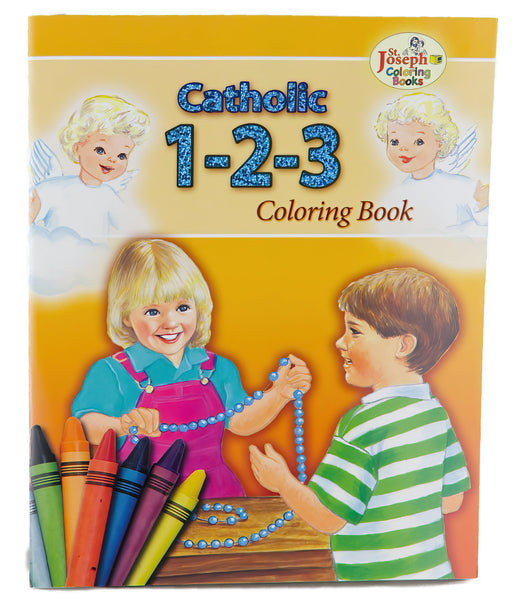 Catholic 1-2-3 Coloring Book | New Norcia Museum Gift Shop